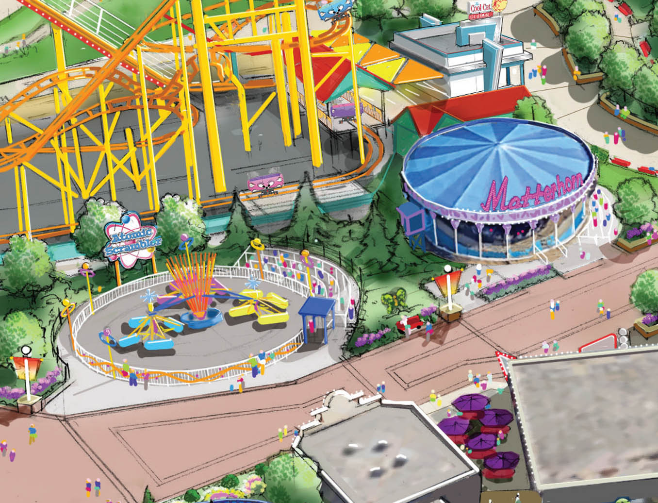 Cedar Point’s Heyday Reimagined at The Boardwalk | Theme Park Archive